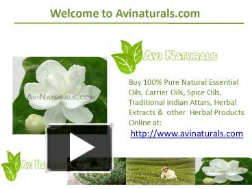 PPT – Avi naturals PowerPoint presentation | free to download - id ...