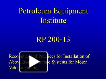 PPT – Overview of 40 CFR Part 112 PowerPoint presentation | free to ...