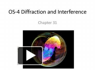 PPT – OS-4 Diffraction and Interference PowerPoint presentation | free ...