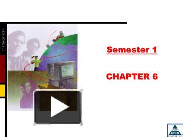 Semester 1 CHAPTER 6 presentation | free to download