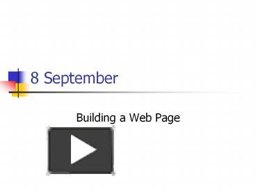 PPT – 8 September PowerPoint presentation | free to download - id ...