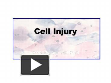 PPT – Cell Injury PowerPoint presentation | free to view - id: 574da5-MjVkY