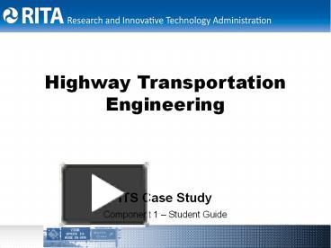 PPT – Highway Transportation Engineering PowerPoint presentation | free ...