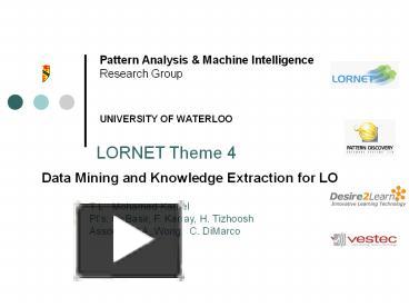 Pattern Analysis presentation | free to view