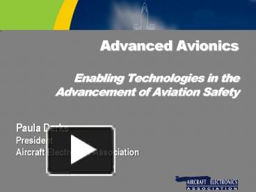Advanced Avionics Enabling Technologies in the Advancement of Aviation ...