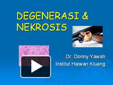 DEGENERASI presentation | free to view