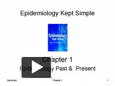 PPT – Epidemiology Kept Simple PowerPoint presentation | free to ...