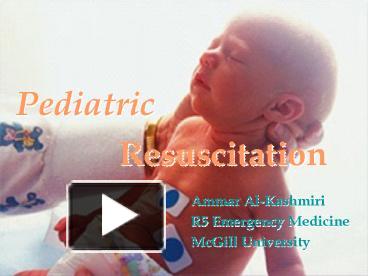 PPT – Pediatric PowerPoint presentation | free to view - id: 58125-N2ViM