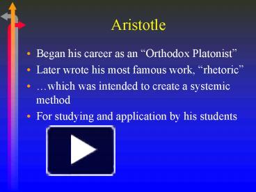 PPT – Aristotle PowerPoint presentation | free to view - id: 581fb-ZDc1Z