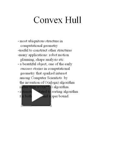 Convex Hull presentation | free to download