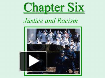 PPT – Justice and Racism PowerPoint presentation | free to download ...