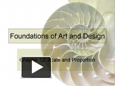 Foundations of Art and Design presentation | free to download