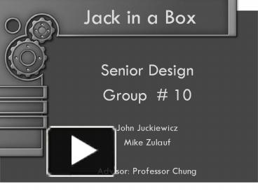Jack in a Box presentation | free to download