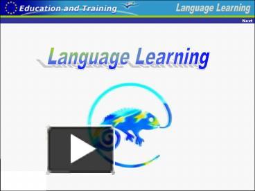 Language Learning presentation | free to download