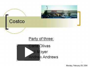 Costco presentation | free to view