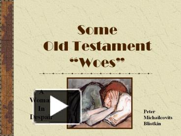 PPT – Some Old Testament PowerPoint presentation | free to download ...