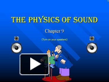The Physics Of Sound presentation | free to view