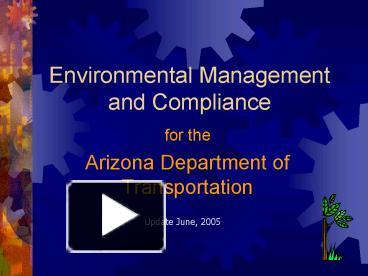 PPT – Environmental Management and Compliance PowerPoint presentation ...