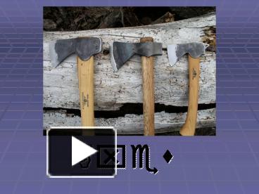 Axes presentation | free to view