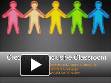 PPT – Creating the Inclusive Classroom PowerPoint presentation | free ...