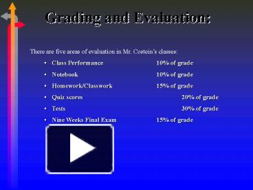 Grading and Evaluation: presentation | free to view