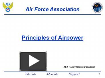 Principles of Airpower presentation | free to download