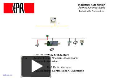 Industrial Automation Automation Industrielle Industrielle Automation ...