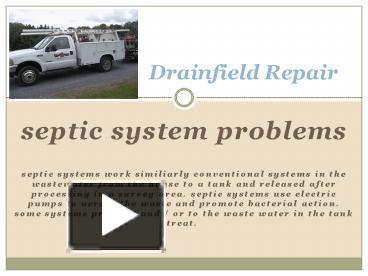PPT – Septic Tank Service PowerPoint presentation | free to download ...