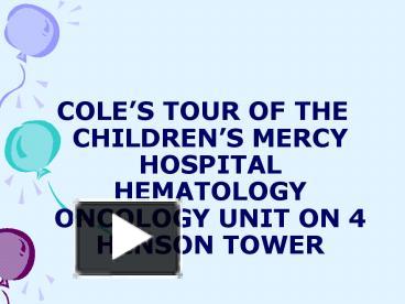 COLE presentation | free to view