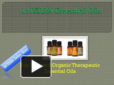 doTERRA Essential Oils presentation | free to download