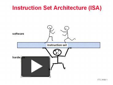PPT – Instruction Set Architecture (ISA) PowerPoint presentation | free ...