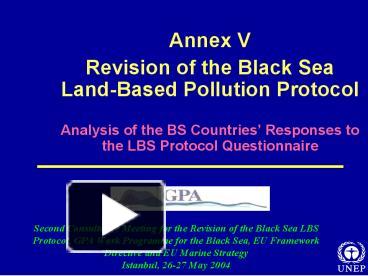 PPT – Annex V PowerPoint presentation | free to view - id: 5a4c-NjA0Z
