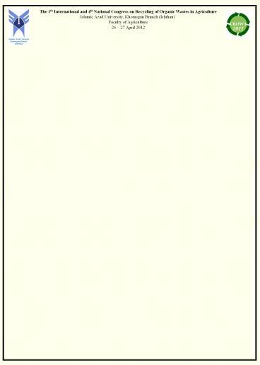 PPT – IWA Poster Template PowerPoint presentation | free to download ...