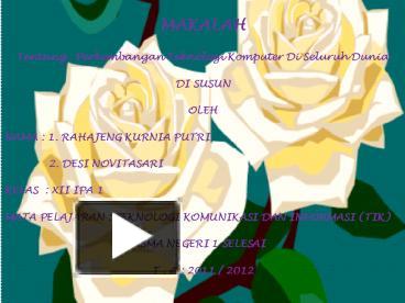 MAKALAH presentation | free to download