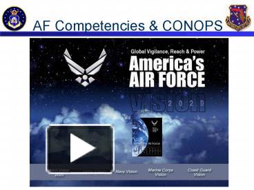 AF Competencies presentation | free to view