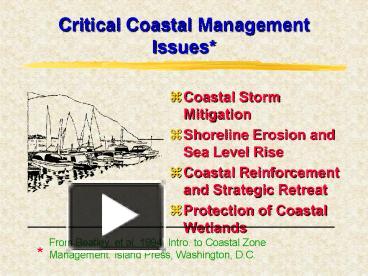 PPT – Critical Coastal Management Issues* PowerPoint presentation ...
