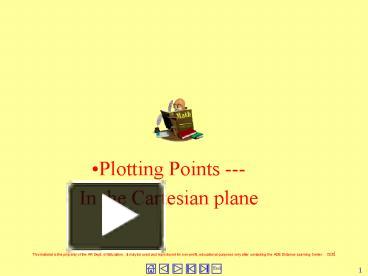 PPT – Plotting Points --- PowerPoint presentation | free to view - id ...