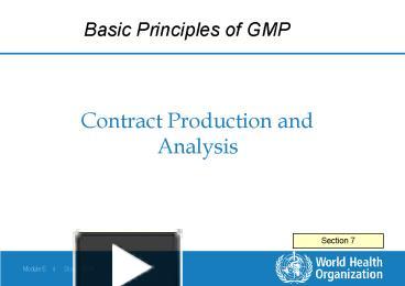 PPT – Basic Principles of GMP PowerPoint presentation | free to view ...