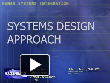 PPT – Human Systems Integration Course PowerPoint presentation | free ...