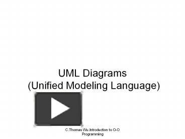 UML Diagrams (Unified Modeling Language) presentation | free to download