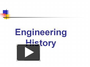Engineering History presentation | free to download