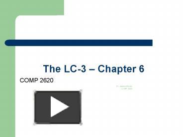 The LC-3 presentation | free to view
