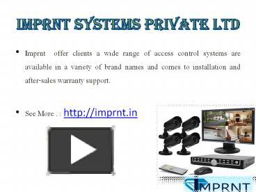 PPT – Access Control System PowerPoint presentation | free to download ...