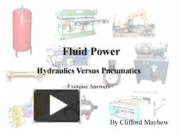 PPT – Hydraulics Versus Pneumatics PowerPoint presentation | free to ...