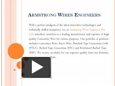 RBT Wire presentation | free to download