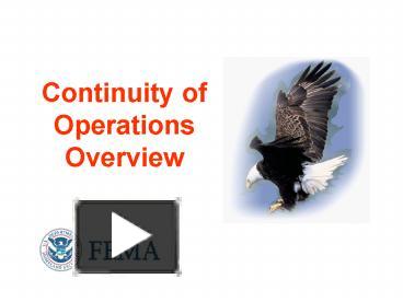 PPT – Continuity of Operations Overview PowerPoint presentation | free ...