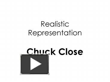 PPT – Realistic Representation PowerPoint presentation | free to ...