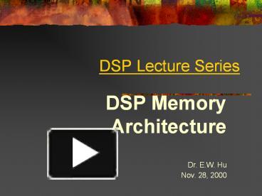 PPT – DSP Lecture Series PowerPoint presentation | free to view - id ...