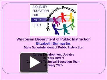 PPT – Wisconsin Department of Public Instruction PowerPoint ...
