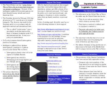 PPT – Department of Defense PowerPoint presentation | free to download ...